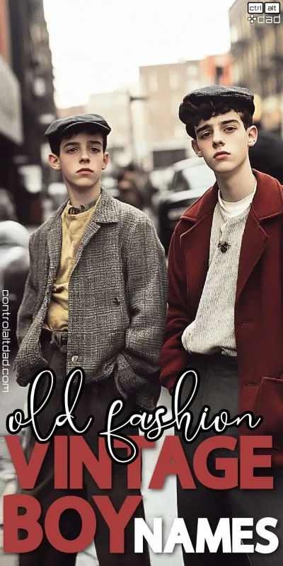 Vintage Boy Names List - Ctrl Alt Dad - Navigating The Chaos Of Dad ...