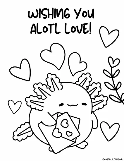 Cute Valentine's Day Coloring Pages - Ctrl Alt Dad